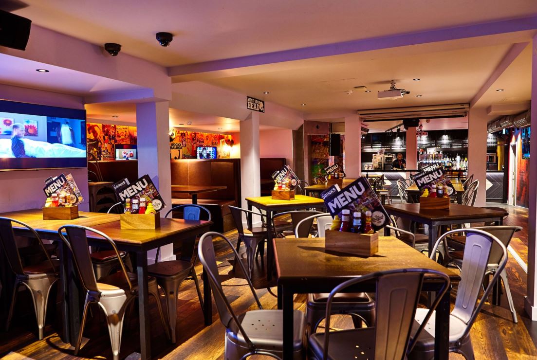 Leisure lighting design – Dug Out Bar London – Moth Lighting Ltd