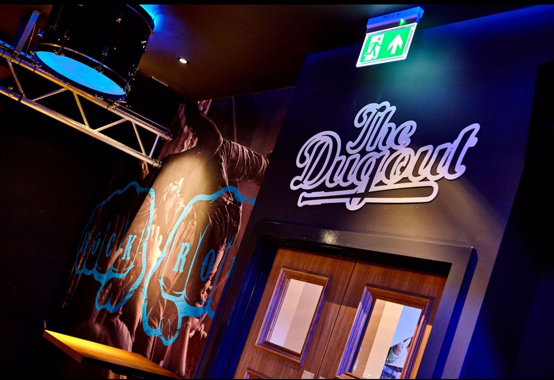 Leisure lighting design – Dug Out Bar London – Moth Lighting Ltd